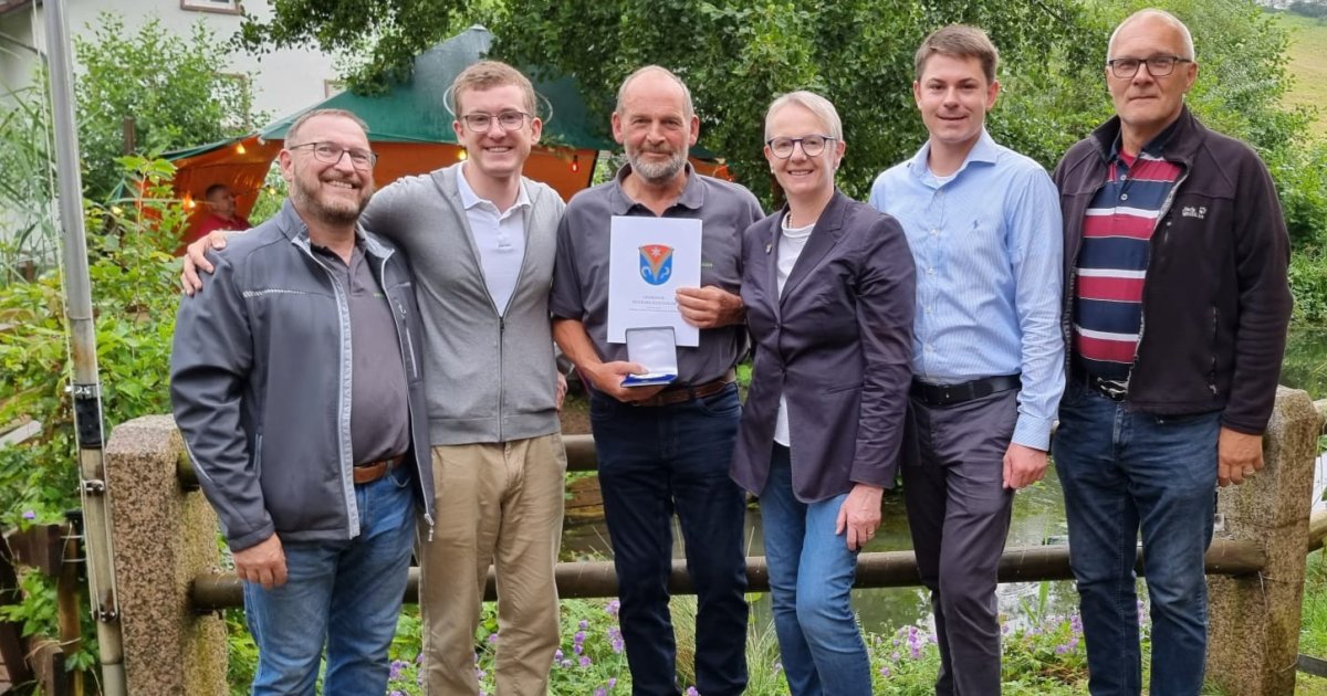 Auszeichnung für Walter Heß | Seeheim - Jugenheim